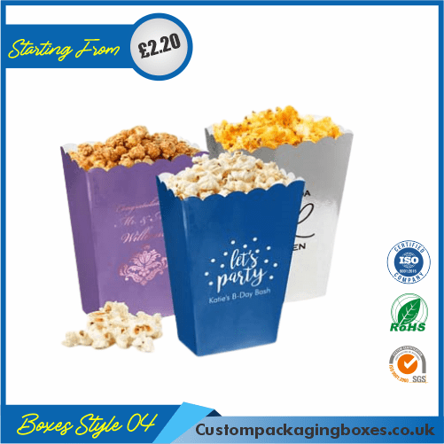 Popcorn Boxes Manufacturers | Custom Popcorn Boxes